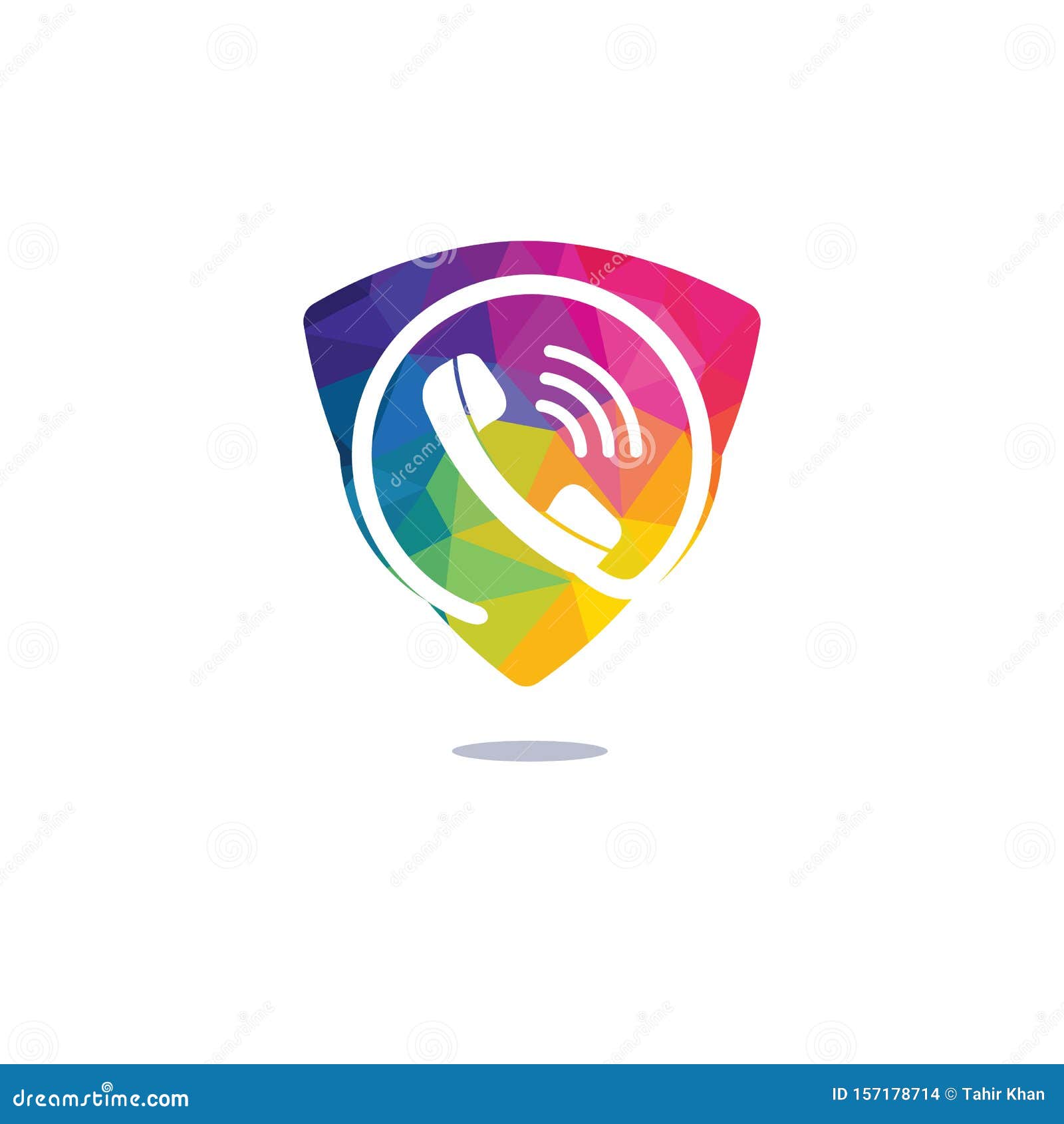 Telephone Logo Template Design. Stock Vector - Illustration of graphic ...