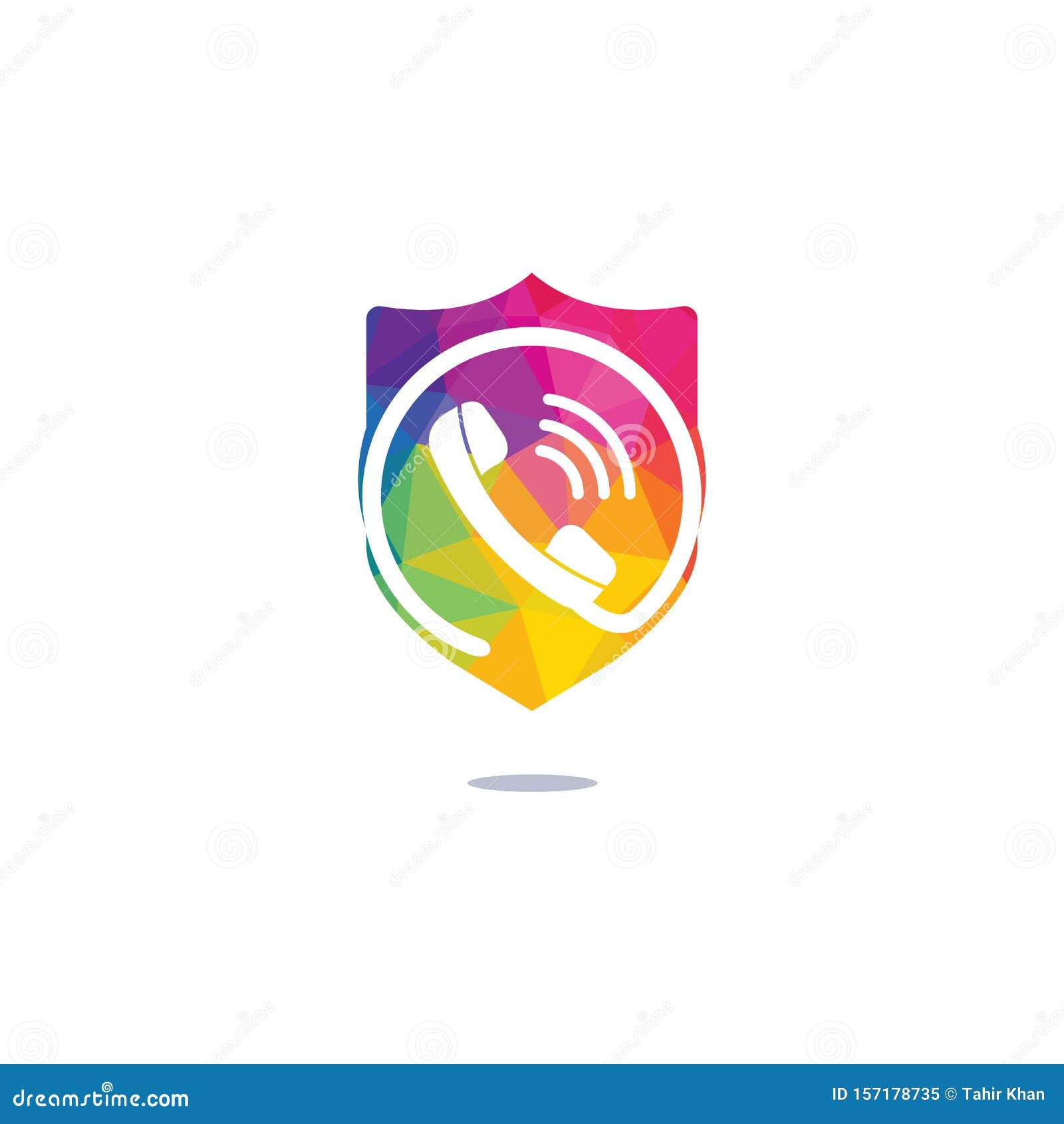 Telephone Logo Template Design. Stock Vector - Illustration of digital ...