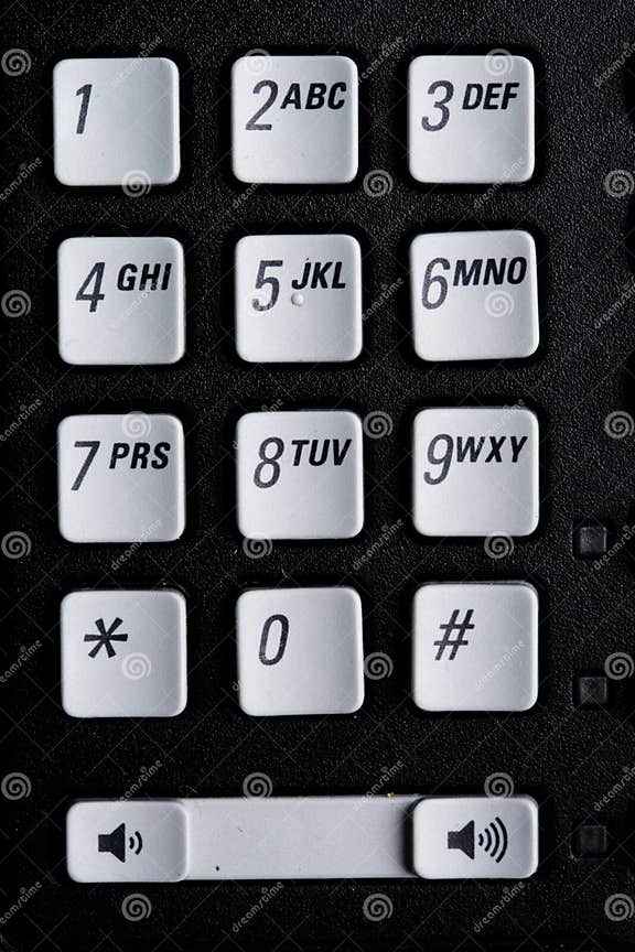 Telephone number pad stock photo. Image of object, business - 4660314