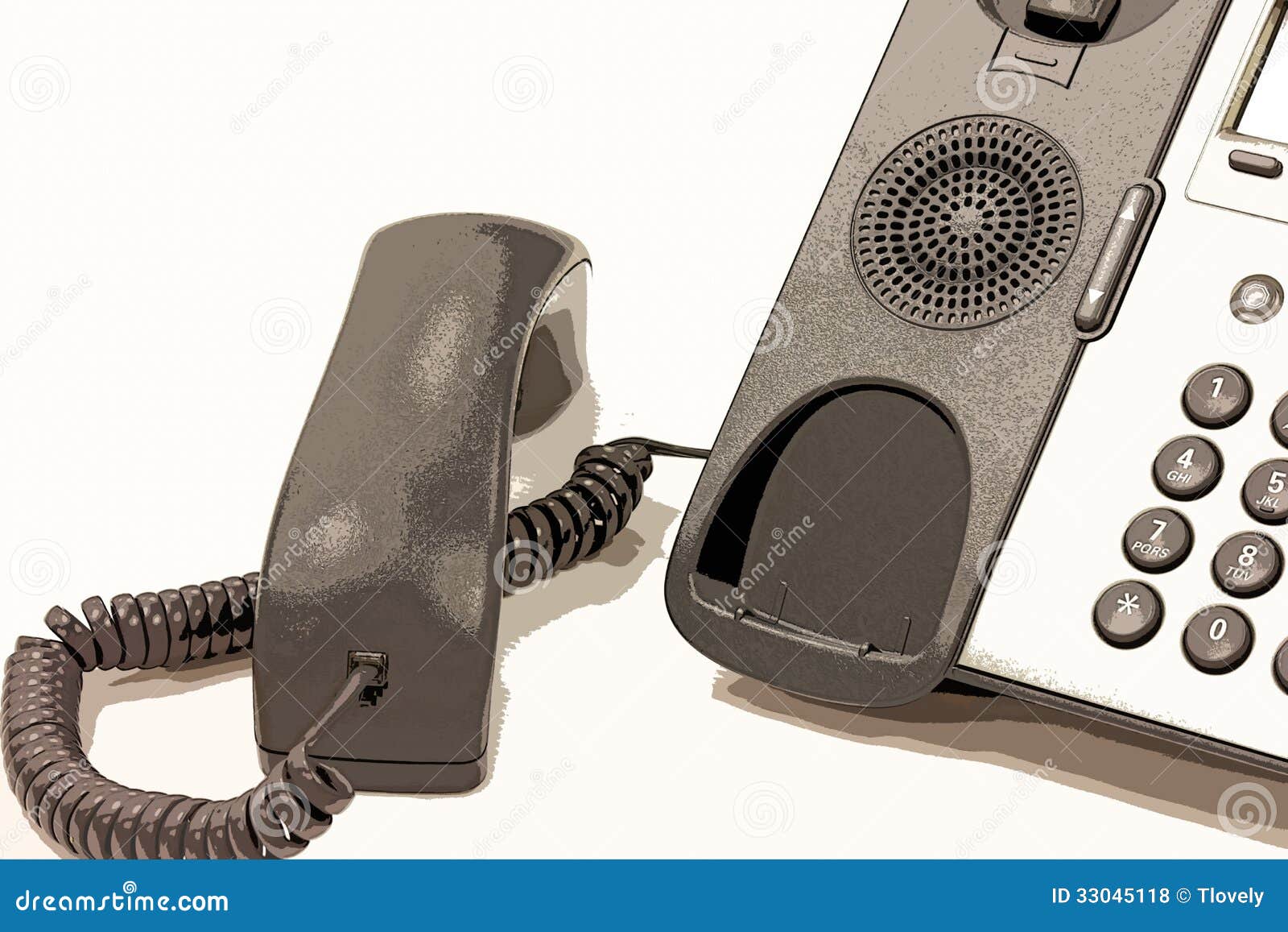 Telephone Office Poster Style Stock Photo - Image of display ...