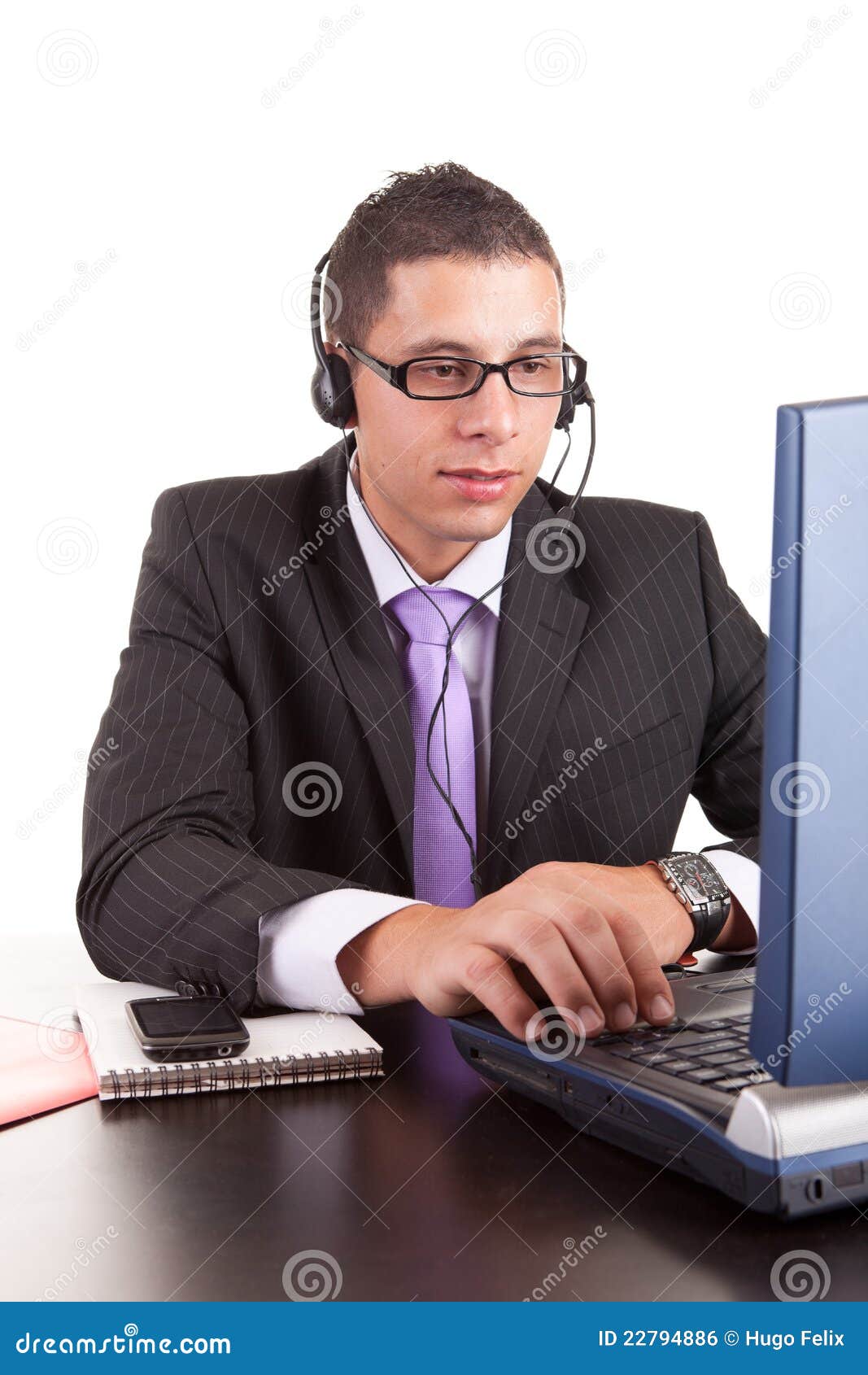 Telephone Operator stock photo. Image of corporate, agent - 22794886