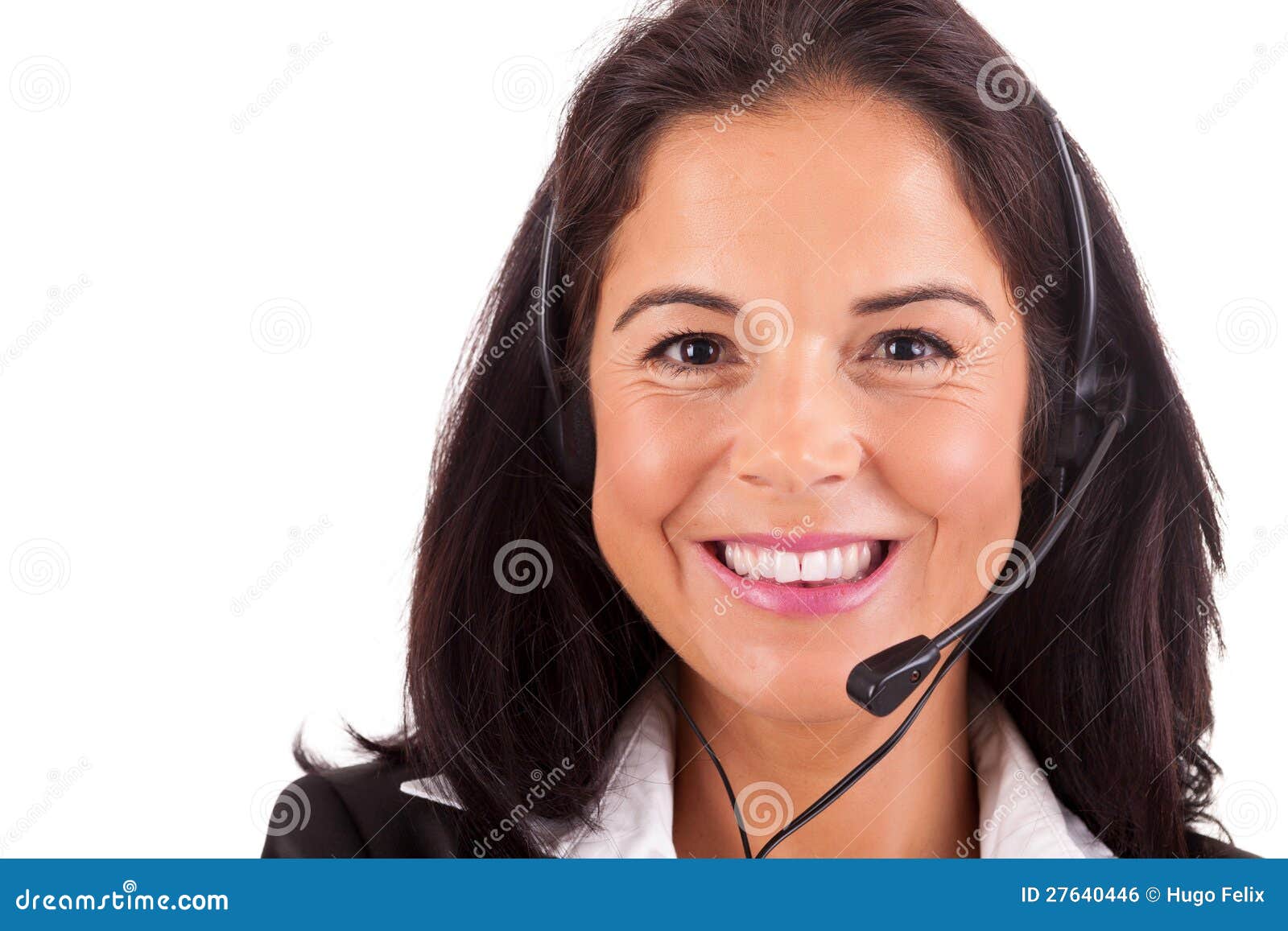 Telephone Operator stock photo. Image of friendly, hotline - 27640446