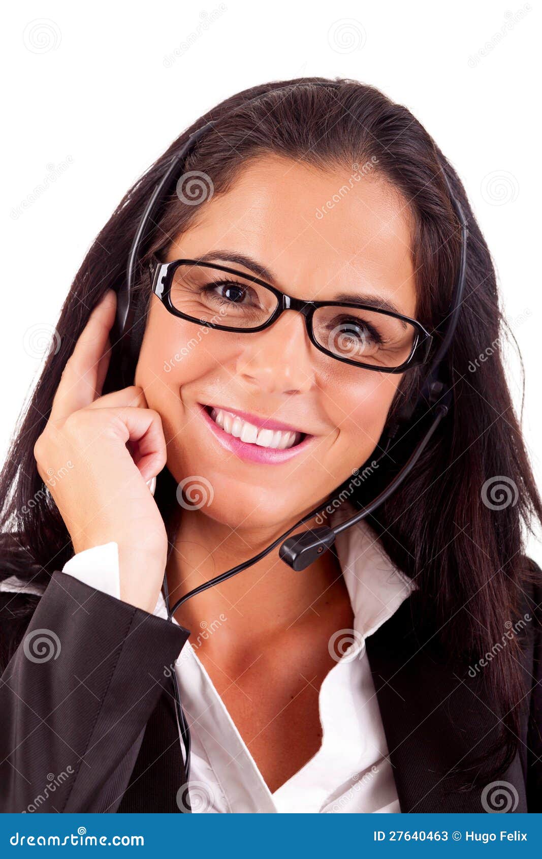 Telephone Operator stock image. Image of confident, consultant - 27640463
