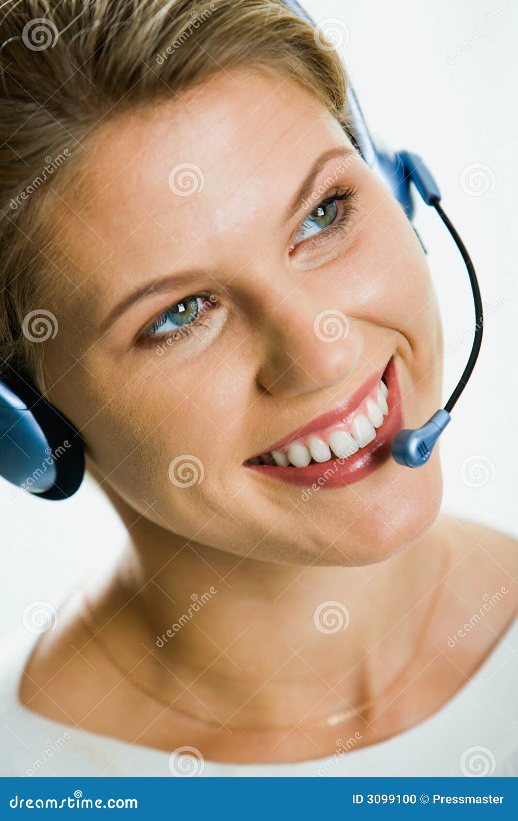 Telephone operator stock photo. Image of online, center - 3099100