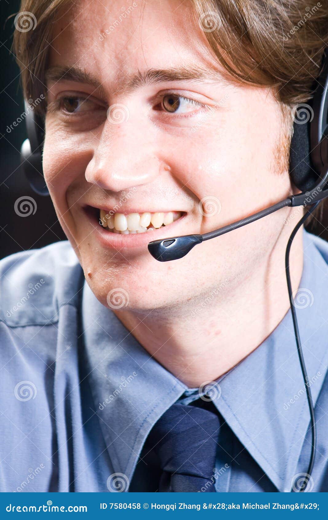 Telephone operator stock photo. Image of assistant, headphones - 7580458
