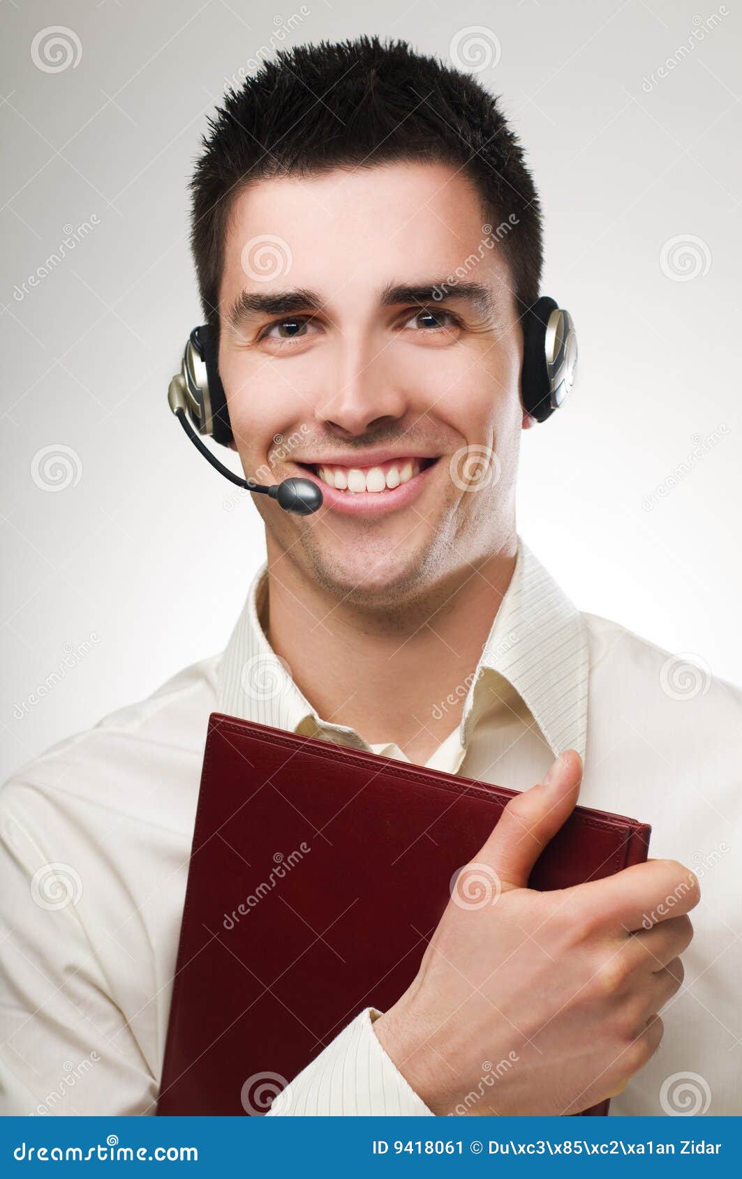 Telephone operator stock image. Image of receptionist - 9418061
