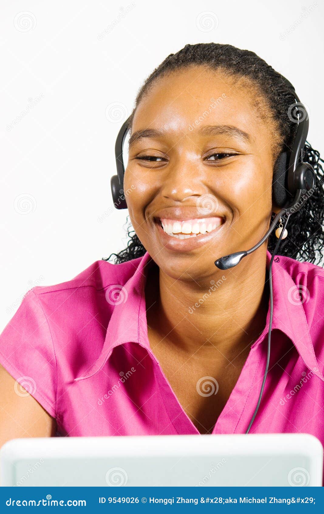 Telephone operator stock photo. Image of call, device - 9549026