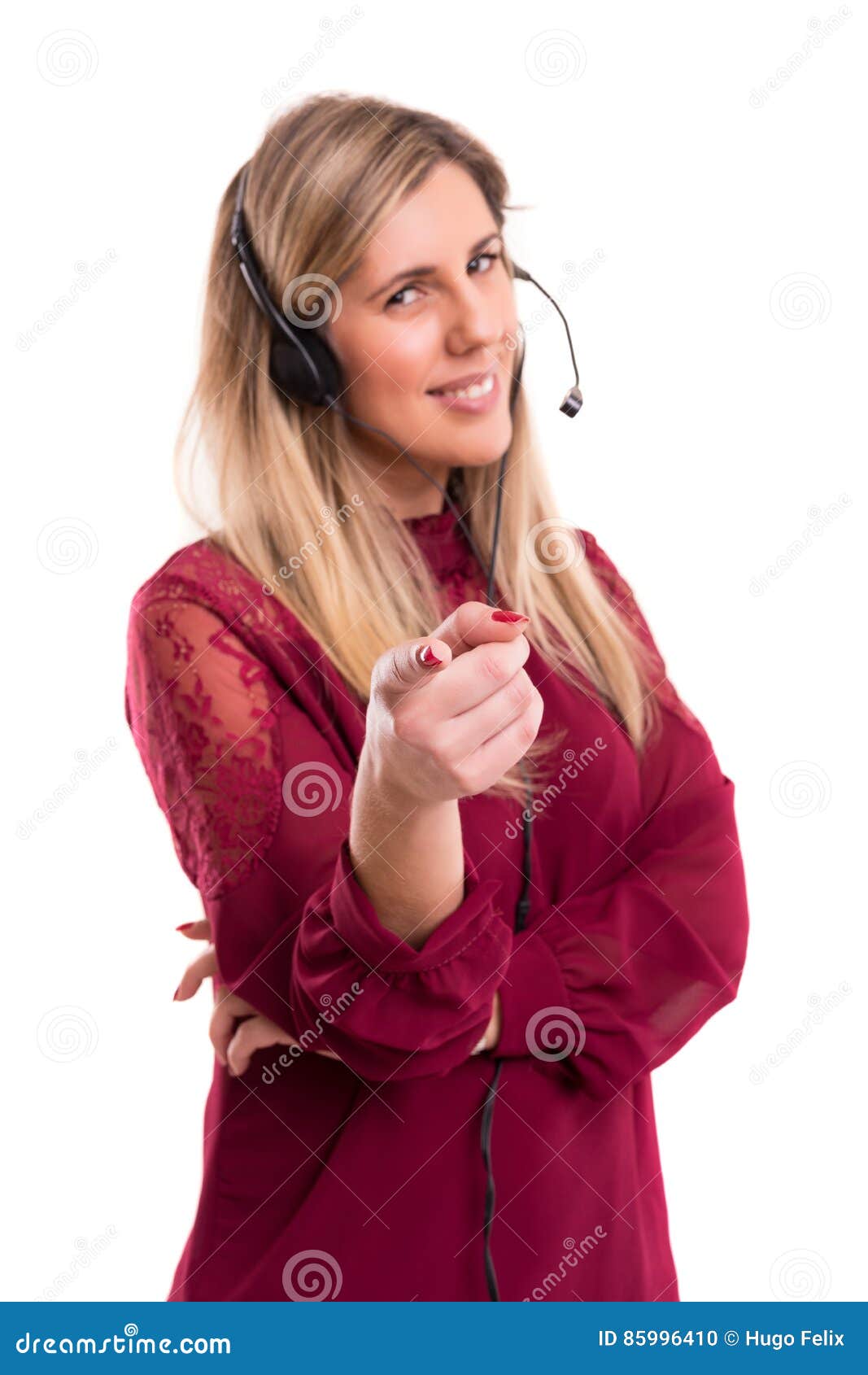 Telephone operator stock photo. Image of customer, online - 85996410