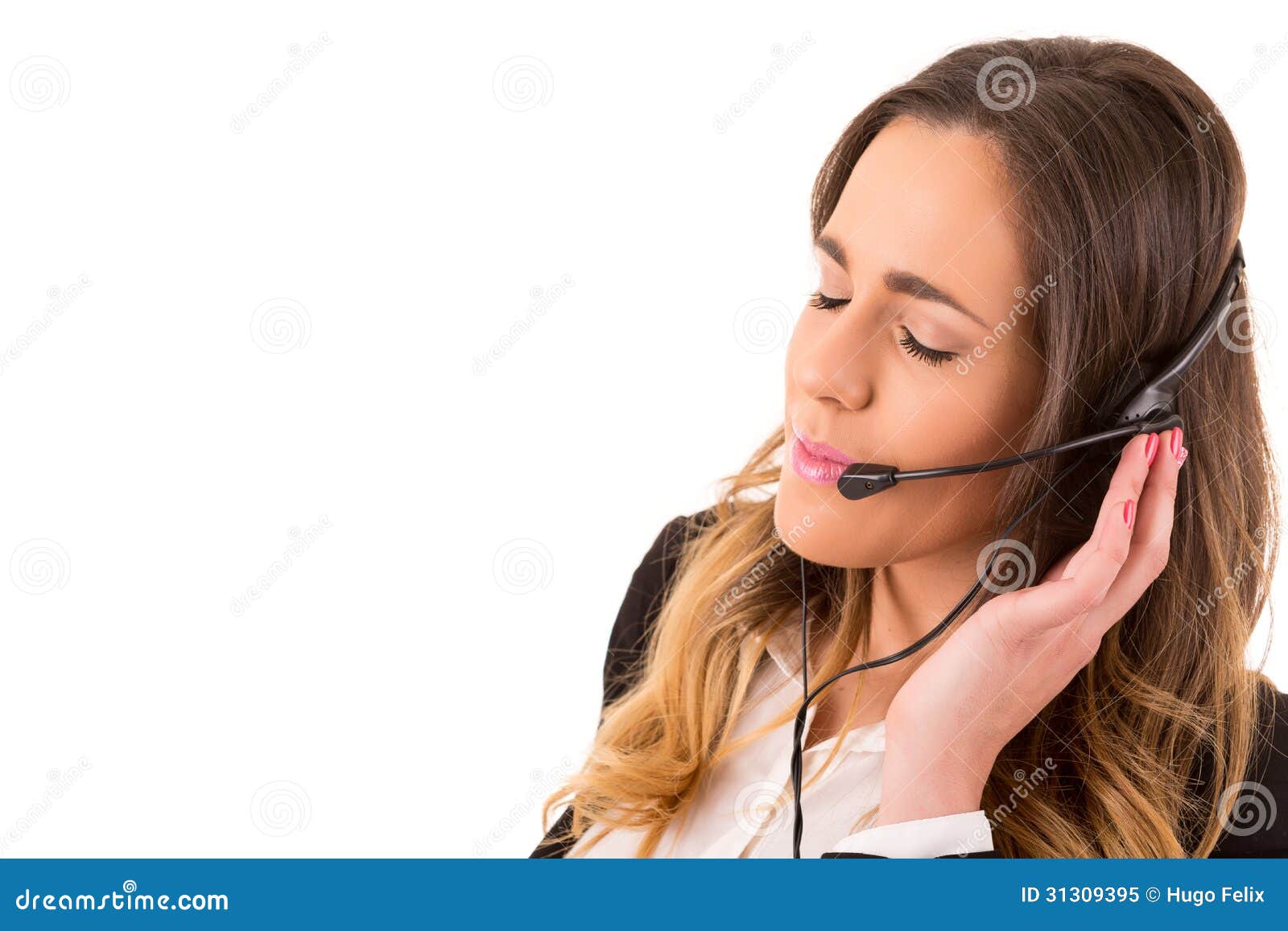 Telephone Operator stock image. Image of office, lady - 31309395