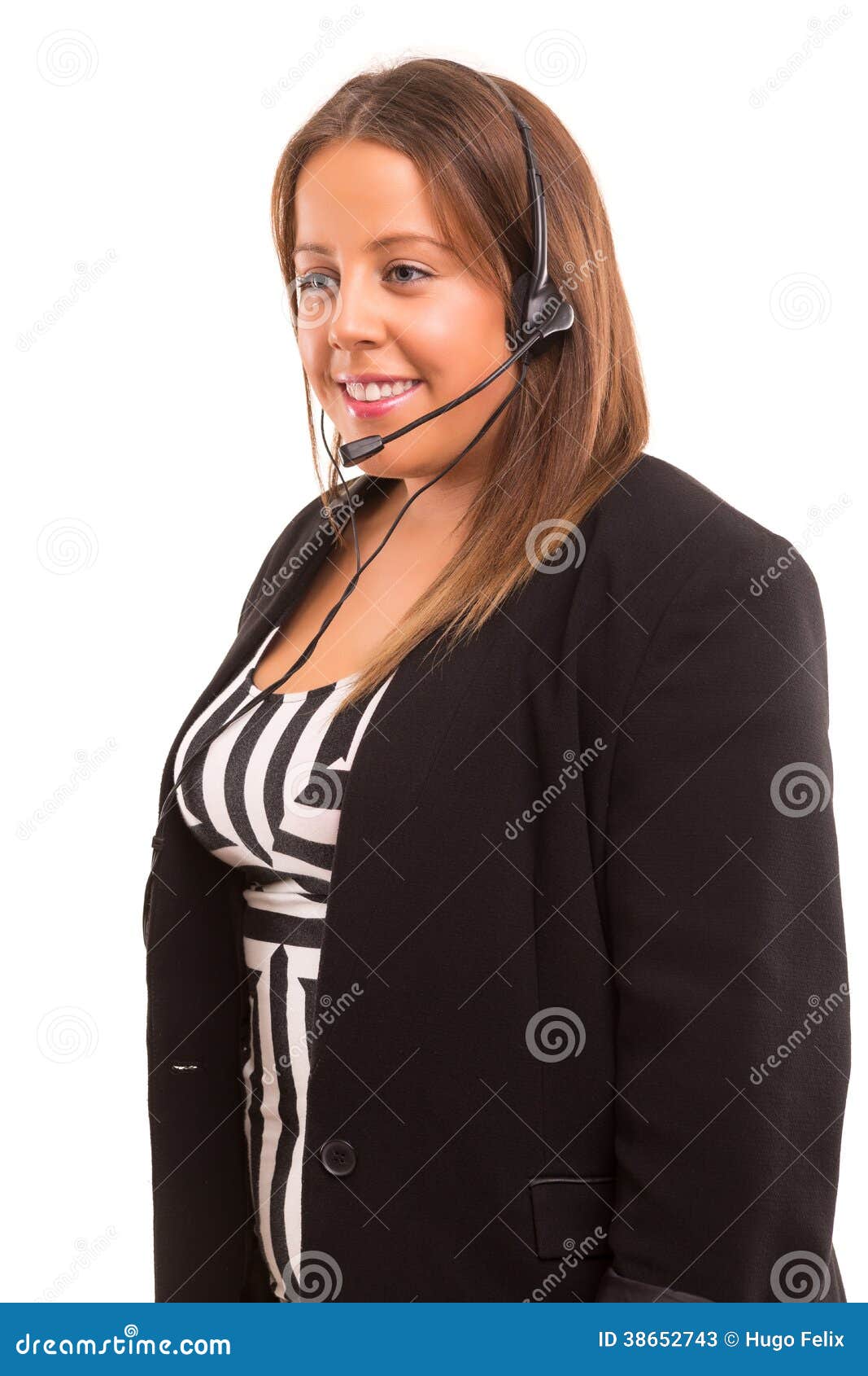 Telephone operator stock image. Image of female, helpline - 38652743