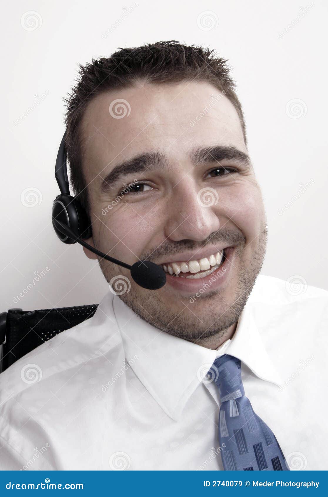 Telephone operator - male stock image. Image of kind, handsome - 2740079