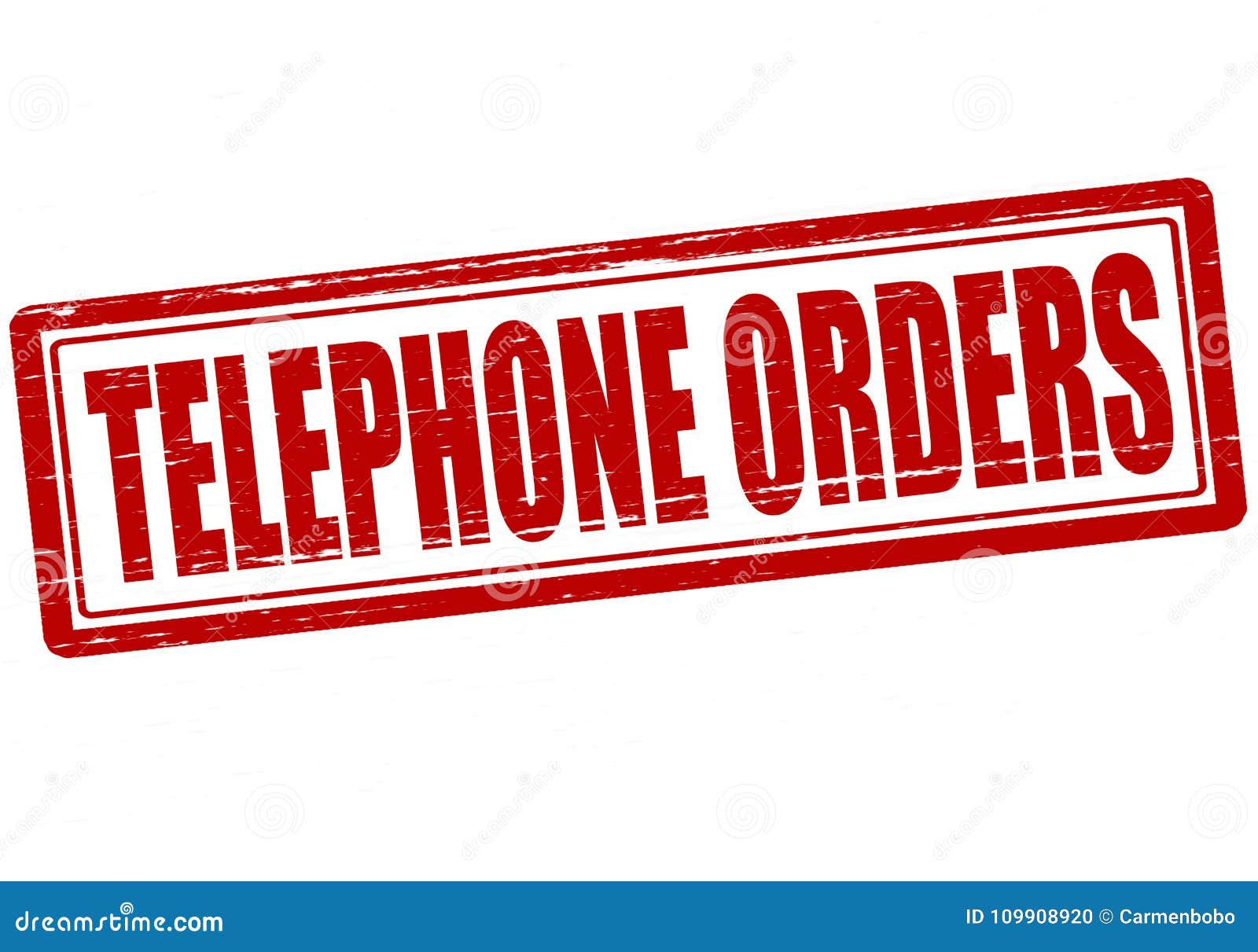 Telephone orders stock illustration. Illustration of phone - 109908920