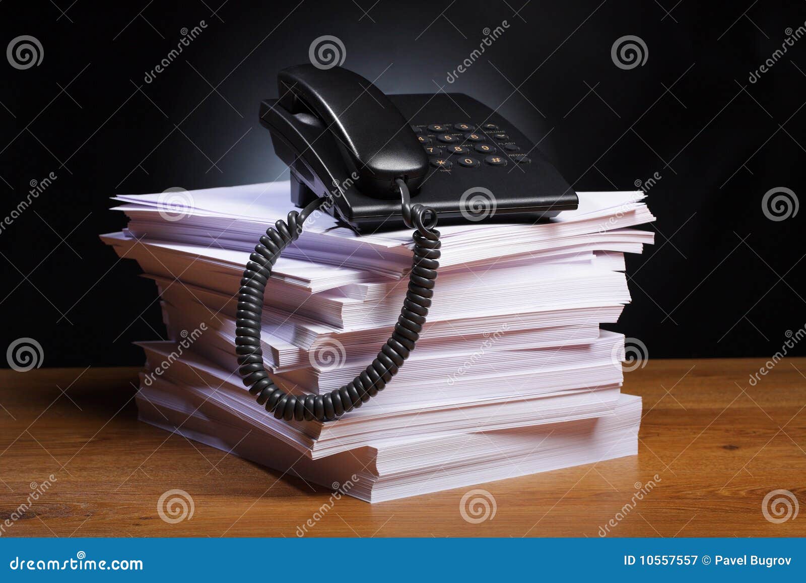 Telephone, paper, office2 stock image. Image of businessman - 10557557