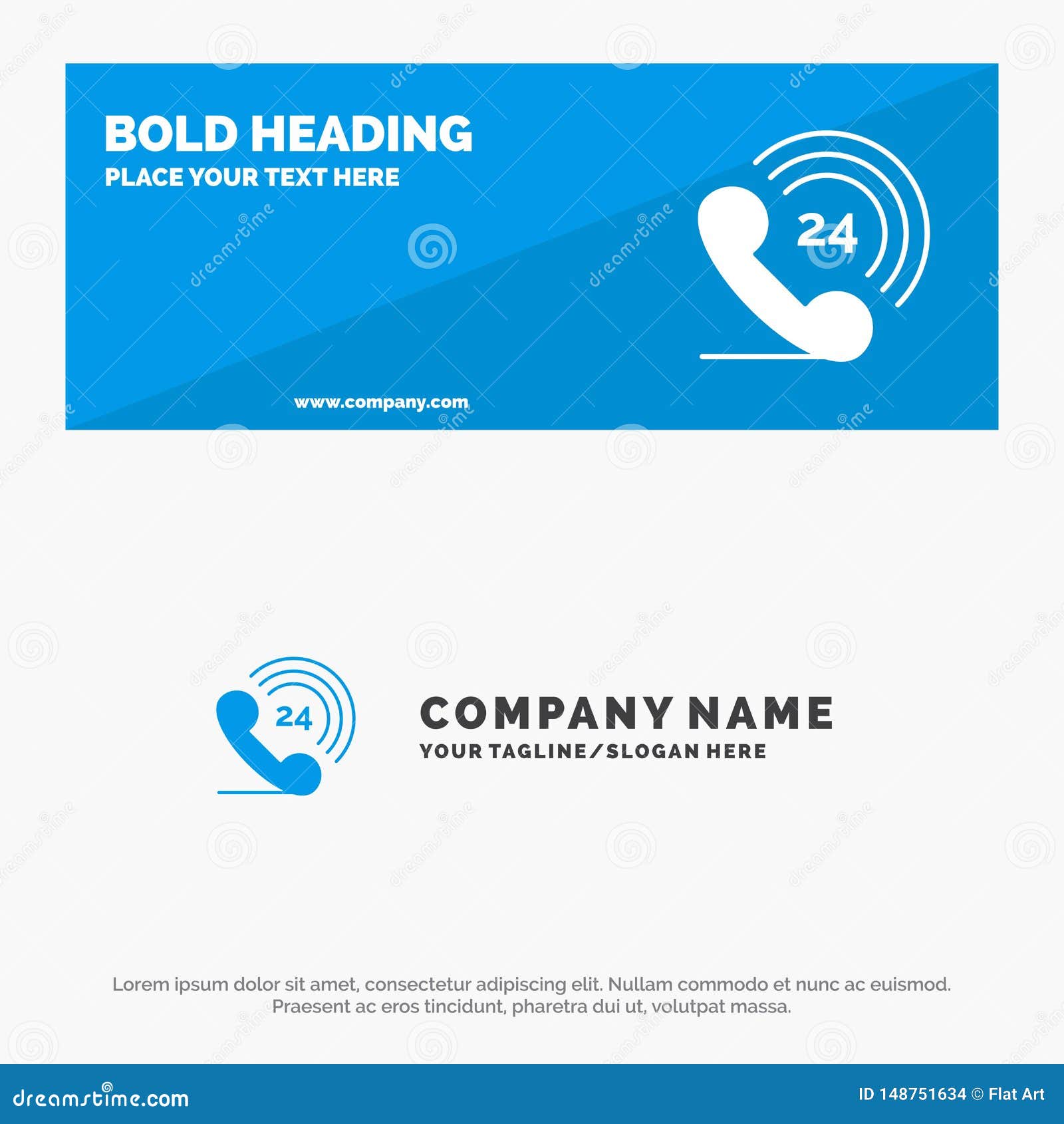 Telephone, Phone, Ringing, 24 SOlid Icon Website Banner and Business ...