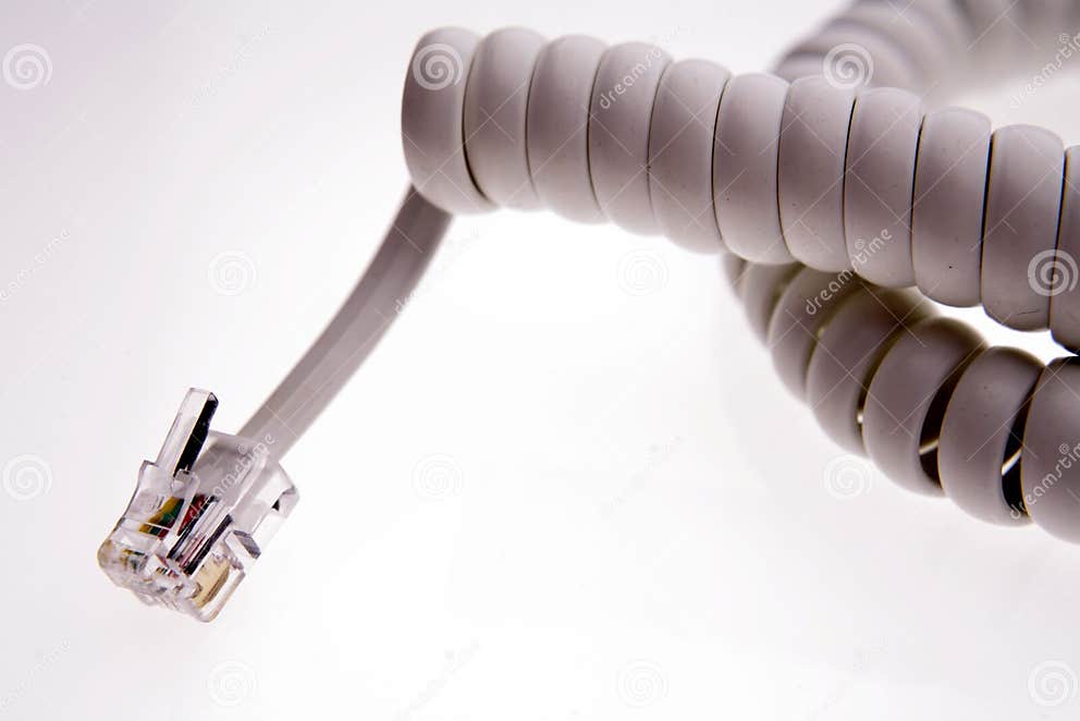 Telephone plug stock image. Image of object, business - 3227657