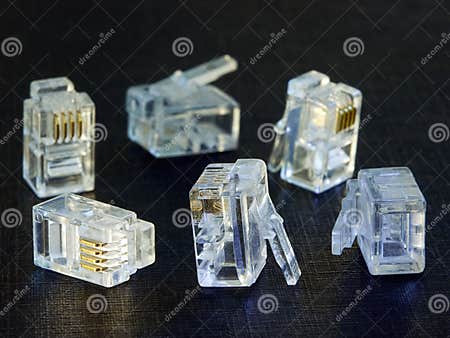 Telephone plugs stock image. Image of computer, communications - 8654519