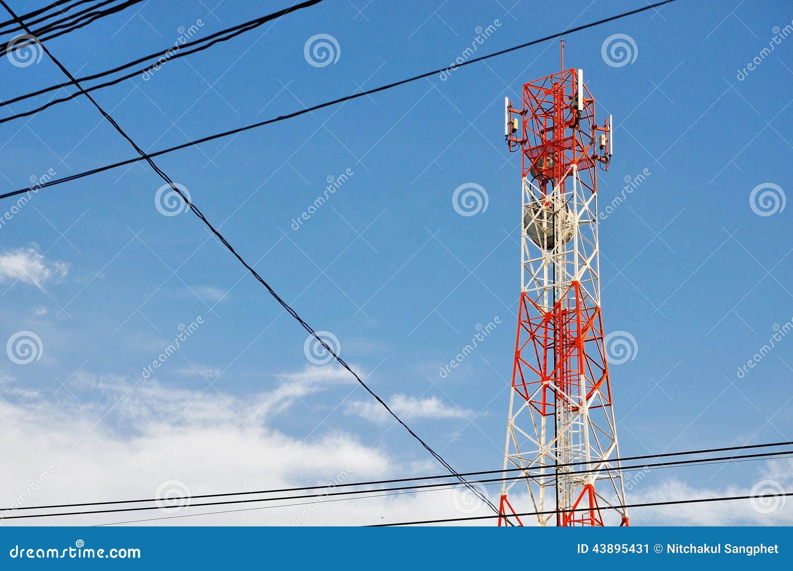Telephone pole stock image. Image of station, communications - 43895431