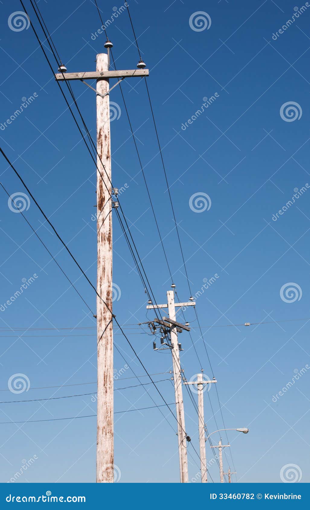 Telephone poles stock photo. Image of post, electrical - 33460782