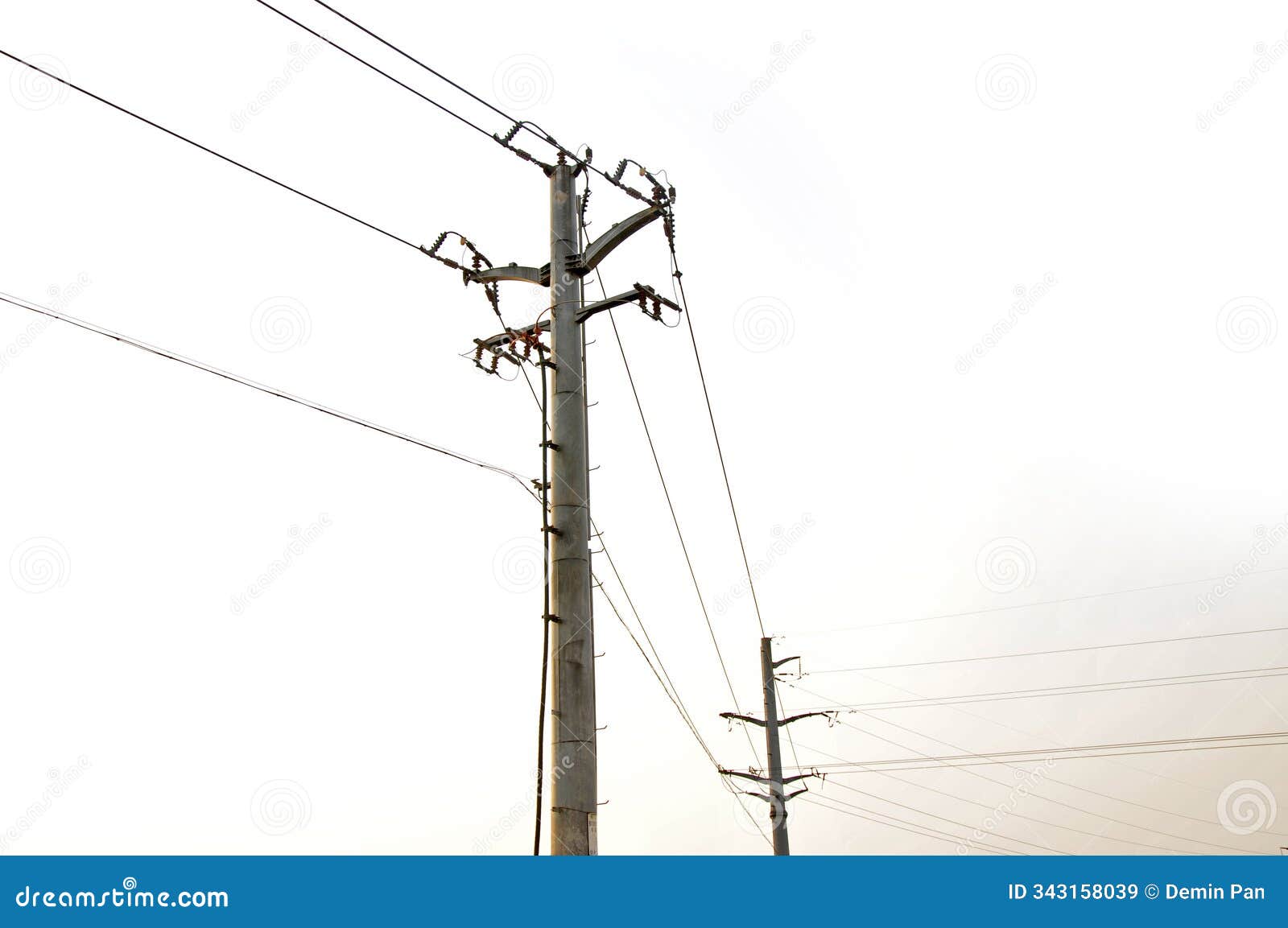 Telephone Poles Vector Illustration | CartoonDealer.com #28669814