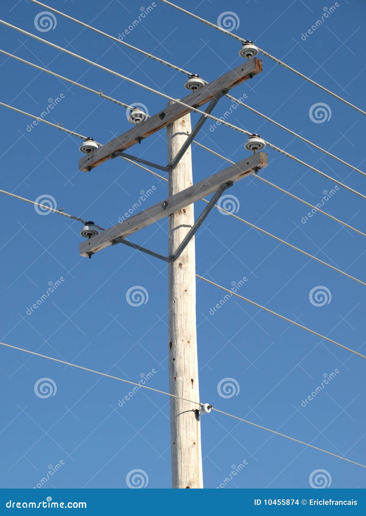 Telephone post stock photo. Image of energy, post, copy - 10455874
