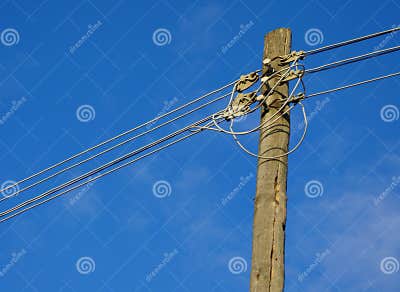 Telephone post stock photo. Image of parallel, pole, transportation ...