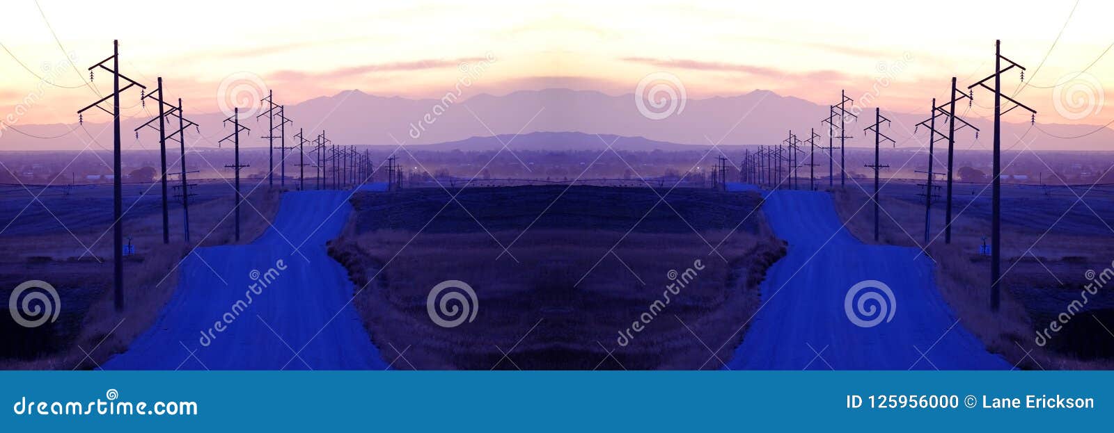 Telephone Power Poles in Countryside Sunset or Sunrise Stock Photo ... Telephone Power Poles in Countryside Sunset or Sunrise Stock Photo ...