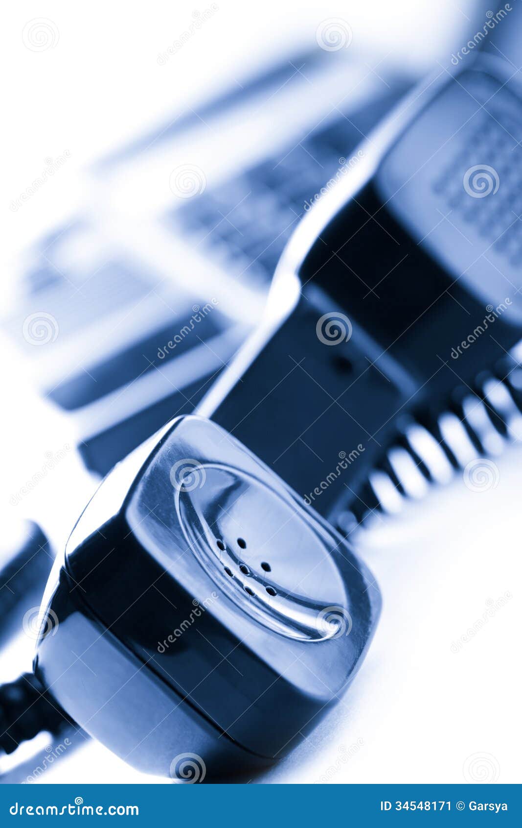 Telephone receiver stock image. Image of device, equipment - 34548171
