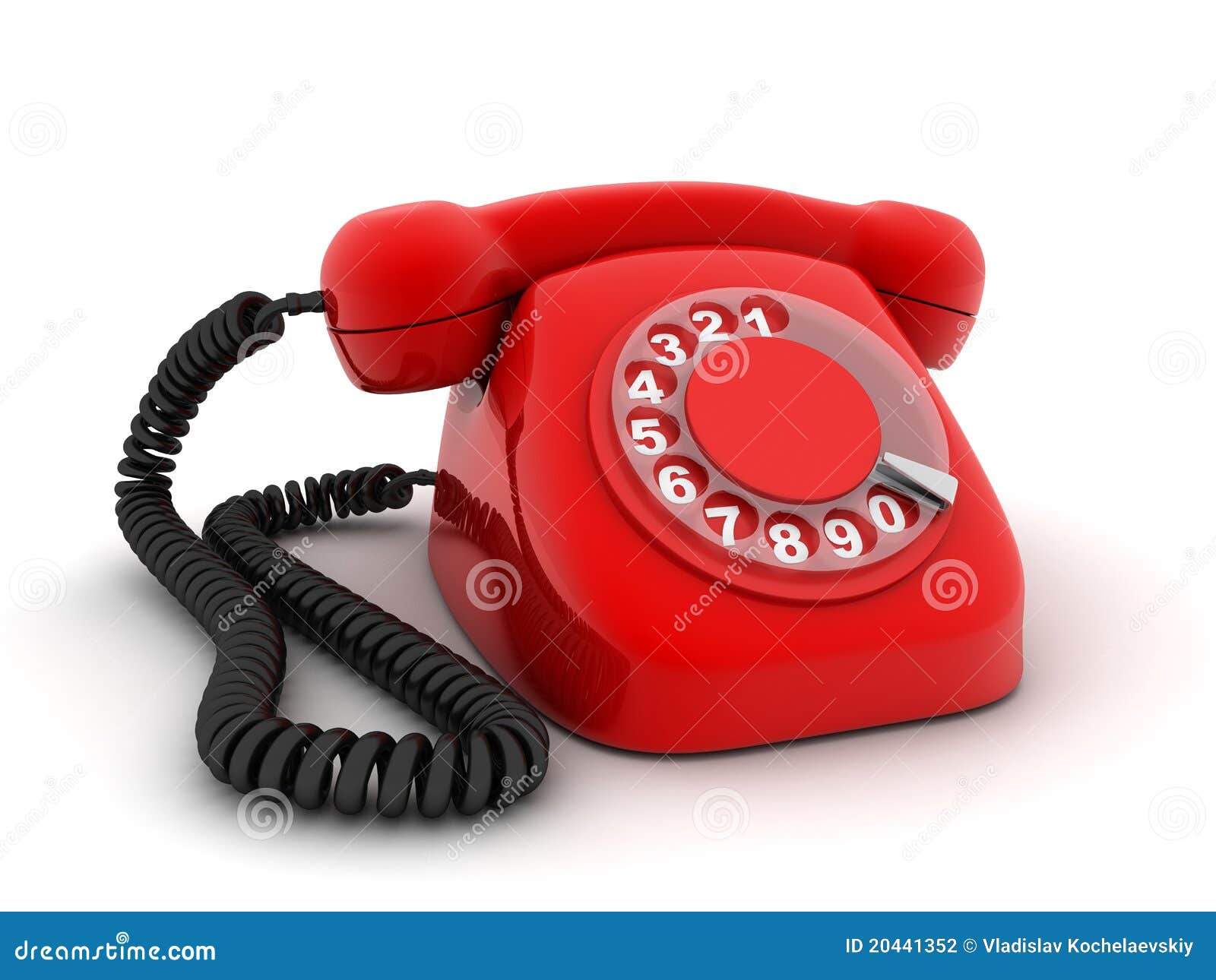 Telephone red stock illustration. Illustration of antique - 20441352