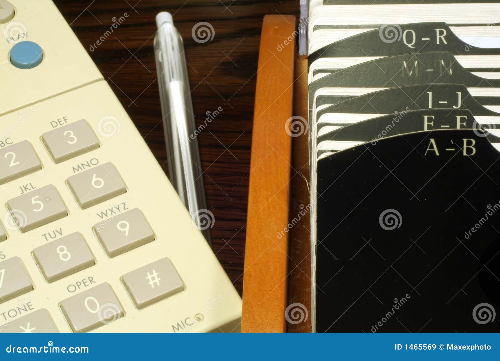 Telephone and Rolodex stock image. Image of facsimile - 1465569