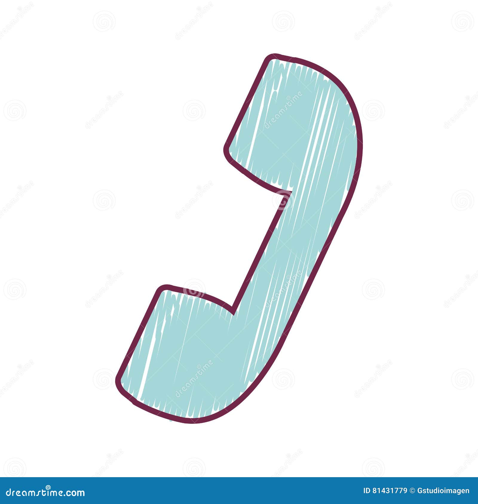 Telephone service icon stock vector. Illustration of technology - 81431779