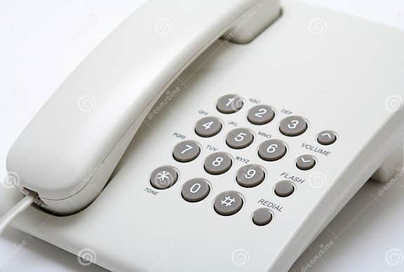 Telephone set stock image. Image of office, redial, button - 3687569