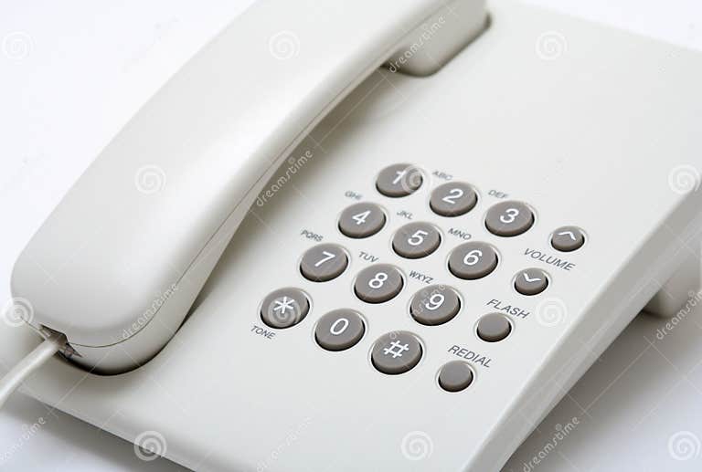 Telephone set stock image. Image of office, redial, button - 3687569