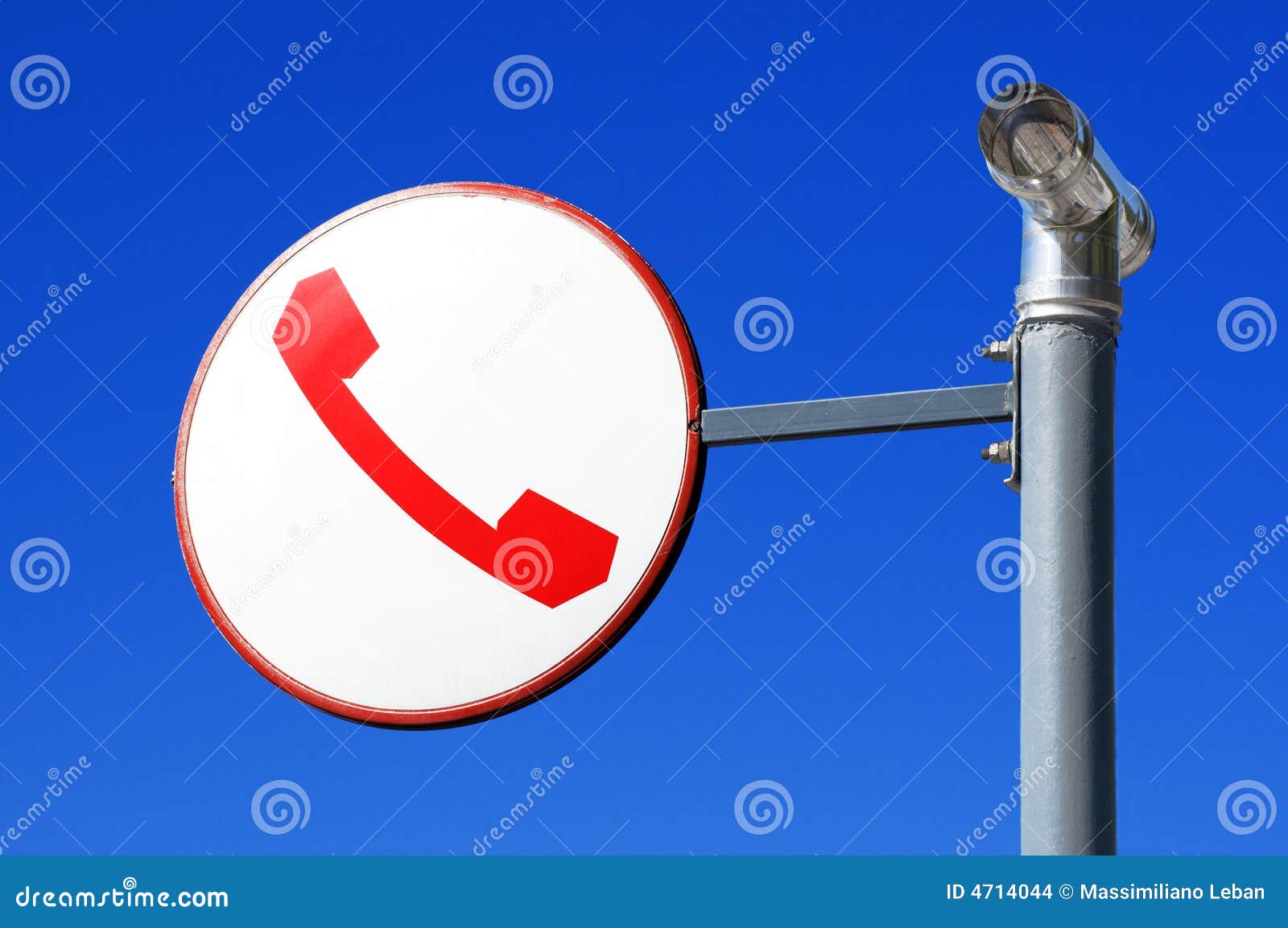 Telephone sign stock photo. Image of roundish, advice - 4714044
