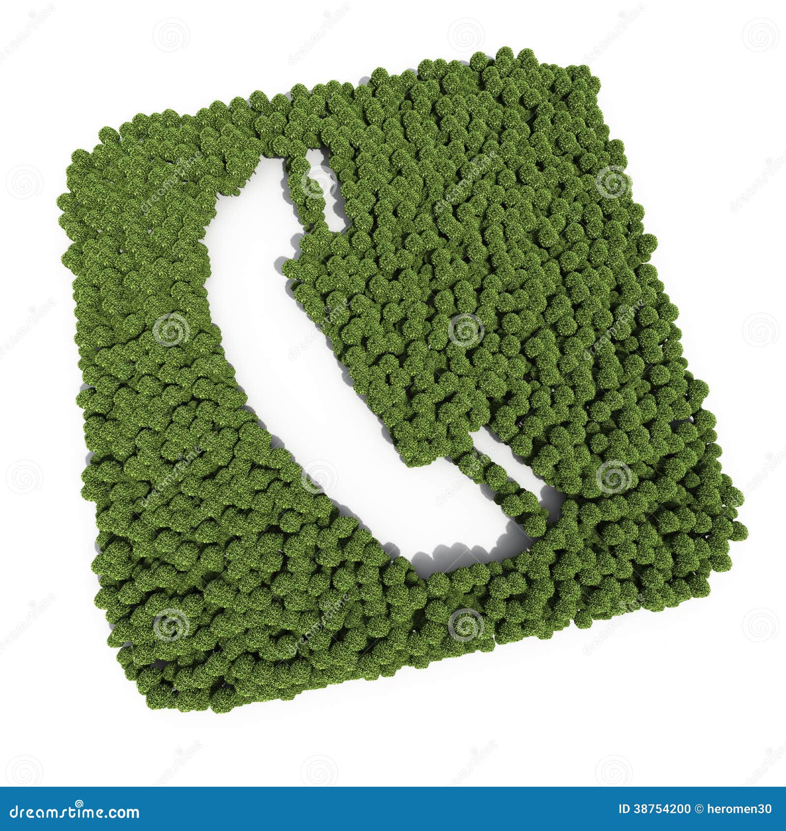 Telephone Sign Tree Shapes Stock Photography | CartoonDealer.com #38754200