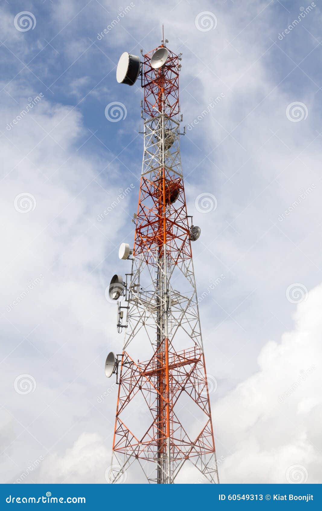 Telephone signal pole stock image. Image of technology - 60549313