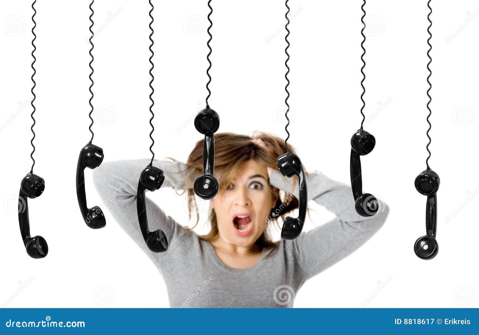 Telephone Stress stock image. Image of antiquated, connections - 8818617