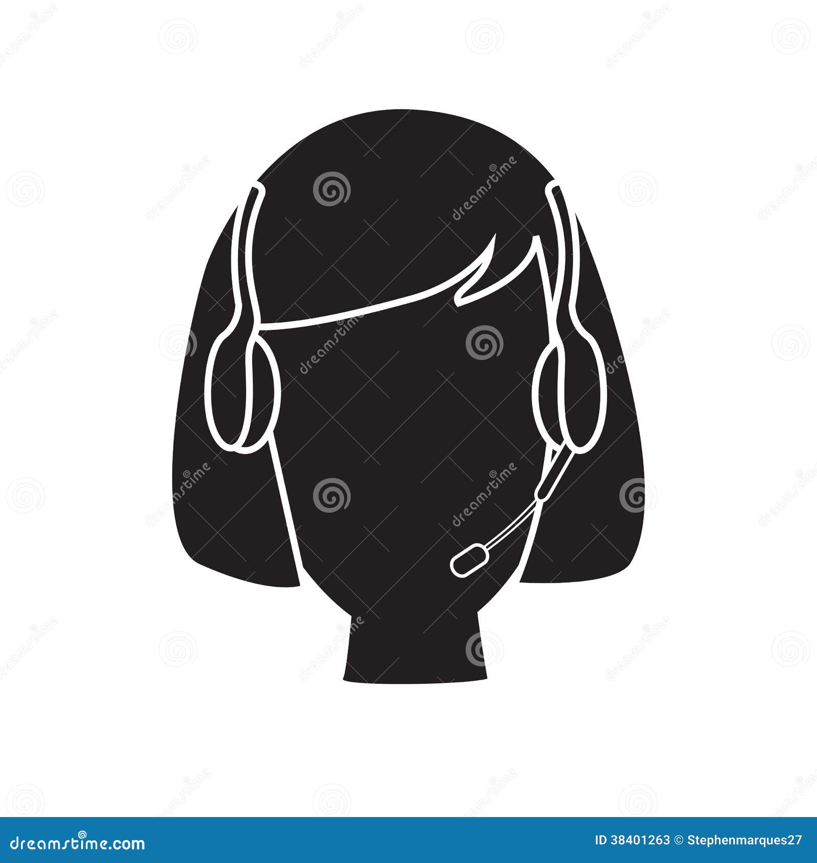 Telephone Support Vector Illustration Stock Vector - Illustration of ...