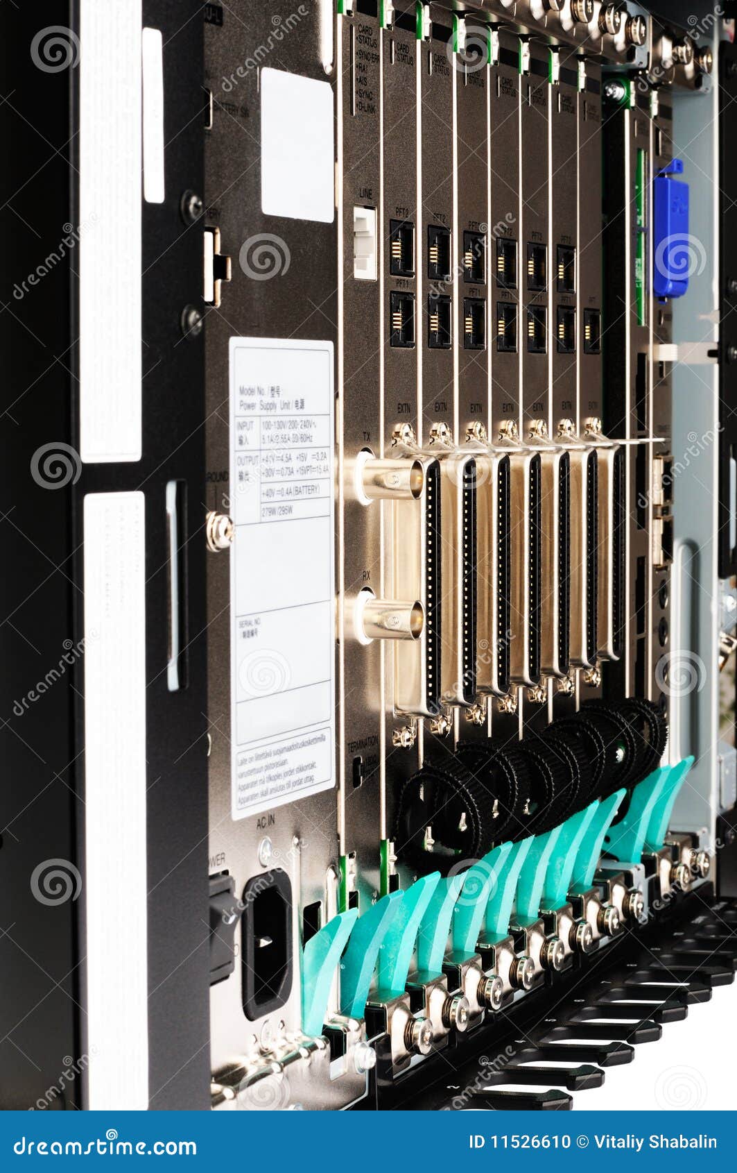 Telephone Switch Close-up View Stock Photo - Image of switch, connector ...