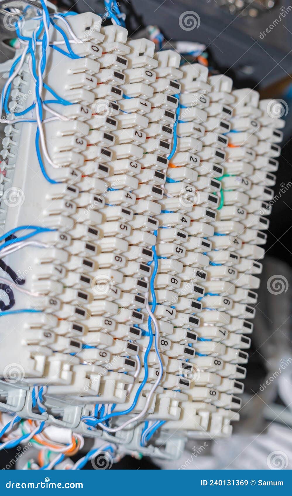 Telephone Switchboard Panel Stock Image - Image of internet, closeup ...