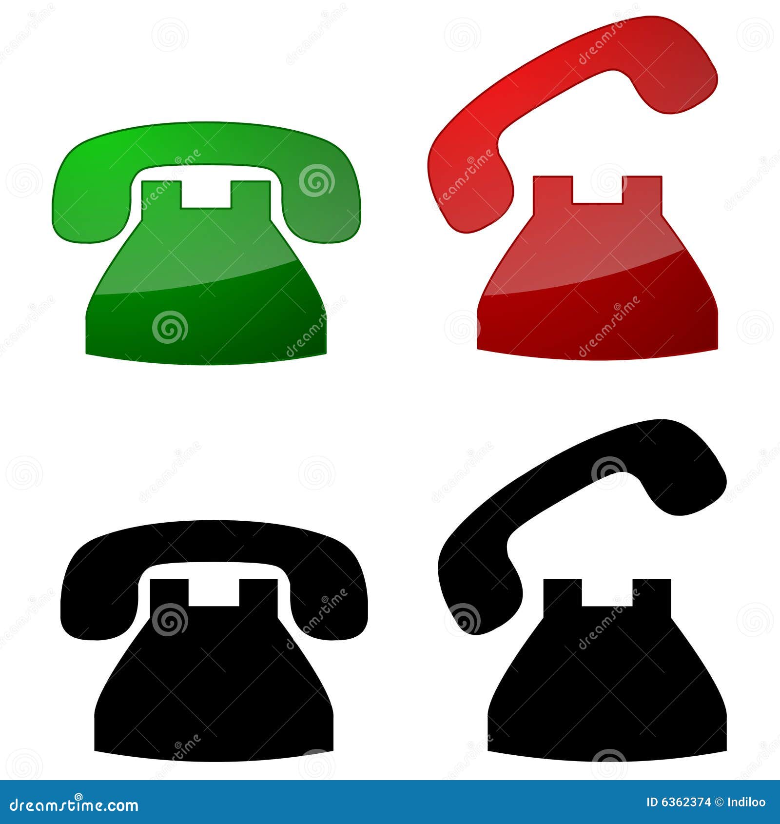 Telephone Symbols stock illustration. Illustration of telephone - 6362374