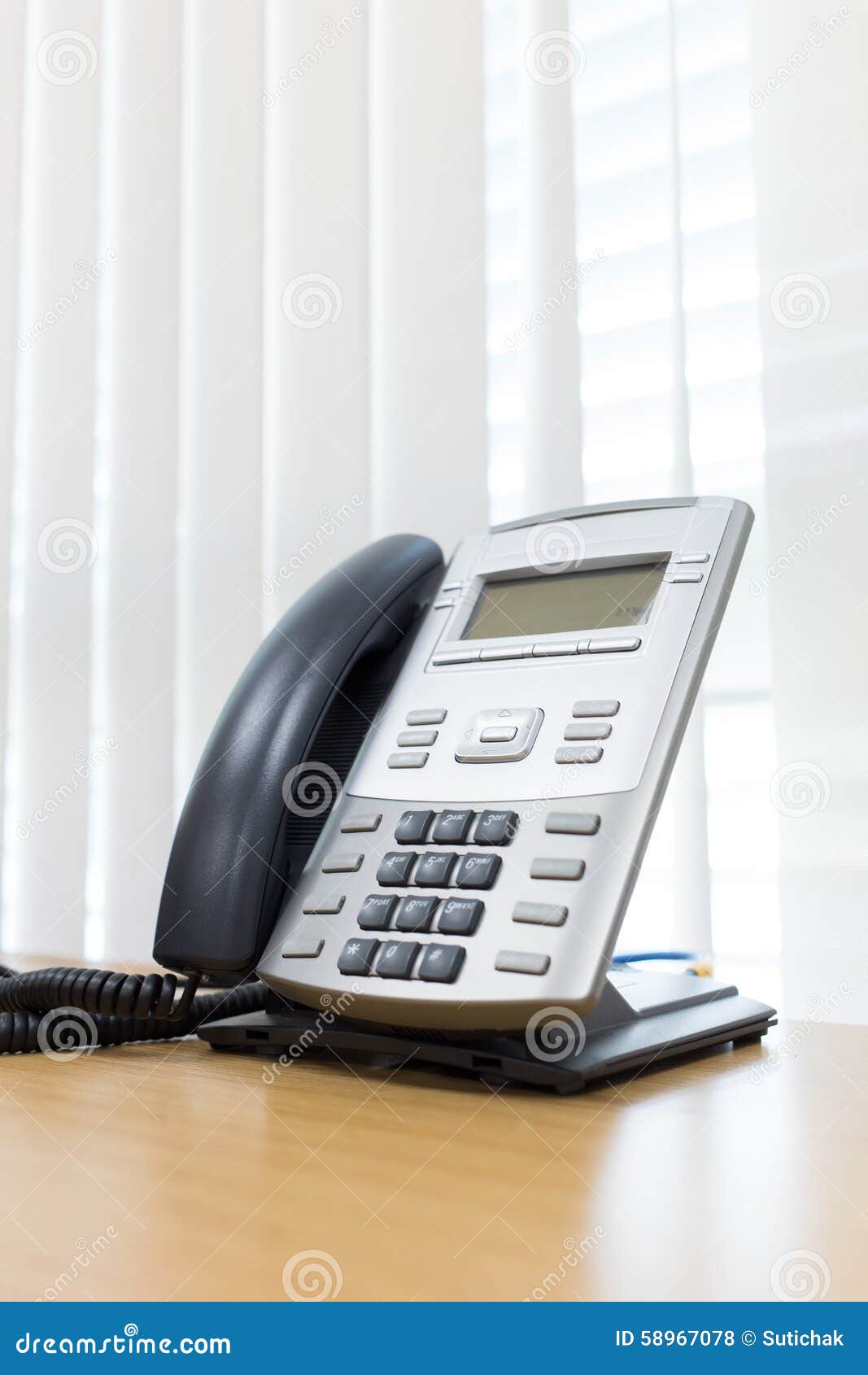 Telephone on Table Work of Room Service Stock Photo - Image of ...