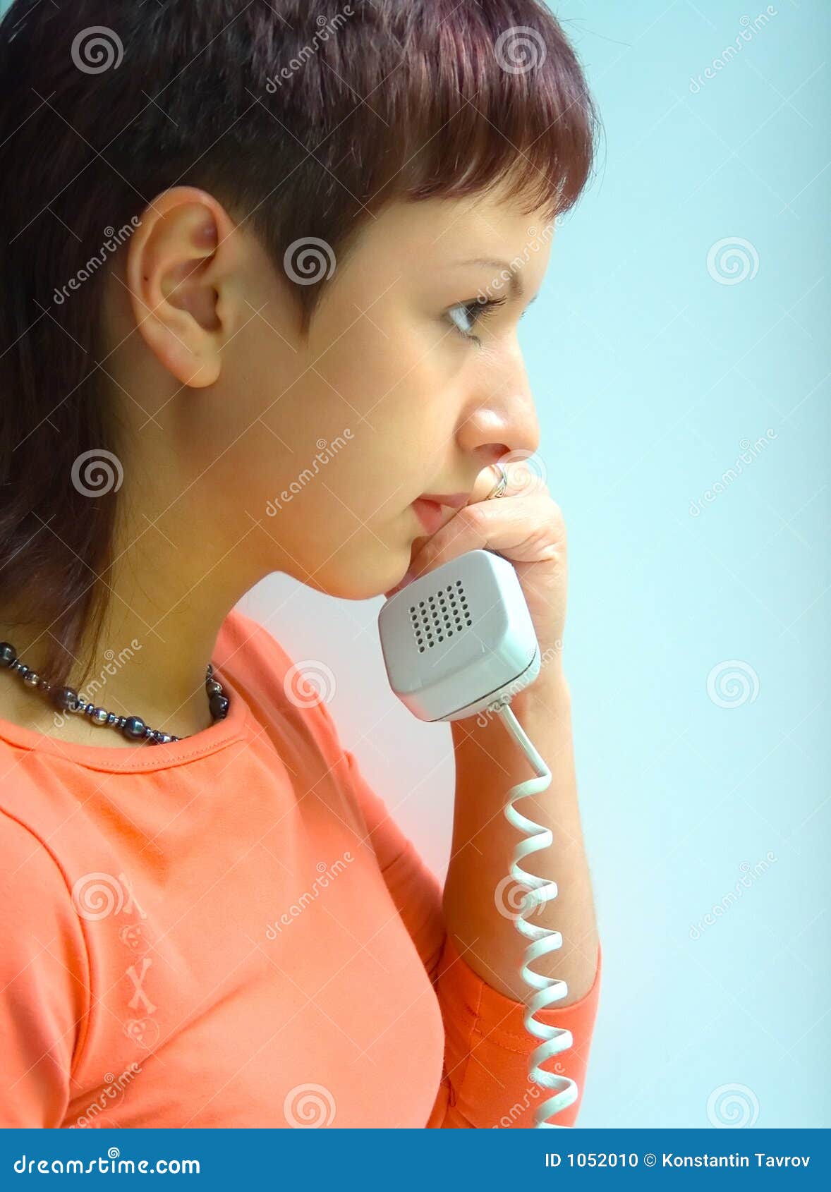 Telephone talk stock photo. Image of luxury, adult, emotion - 1052010