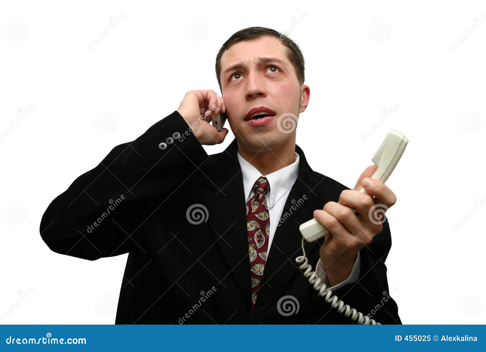 Telephone talk stock image. Image of boss, conversation - 455025