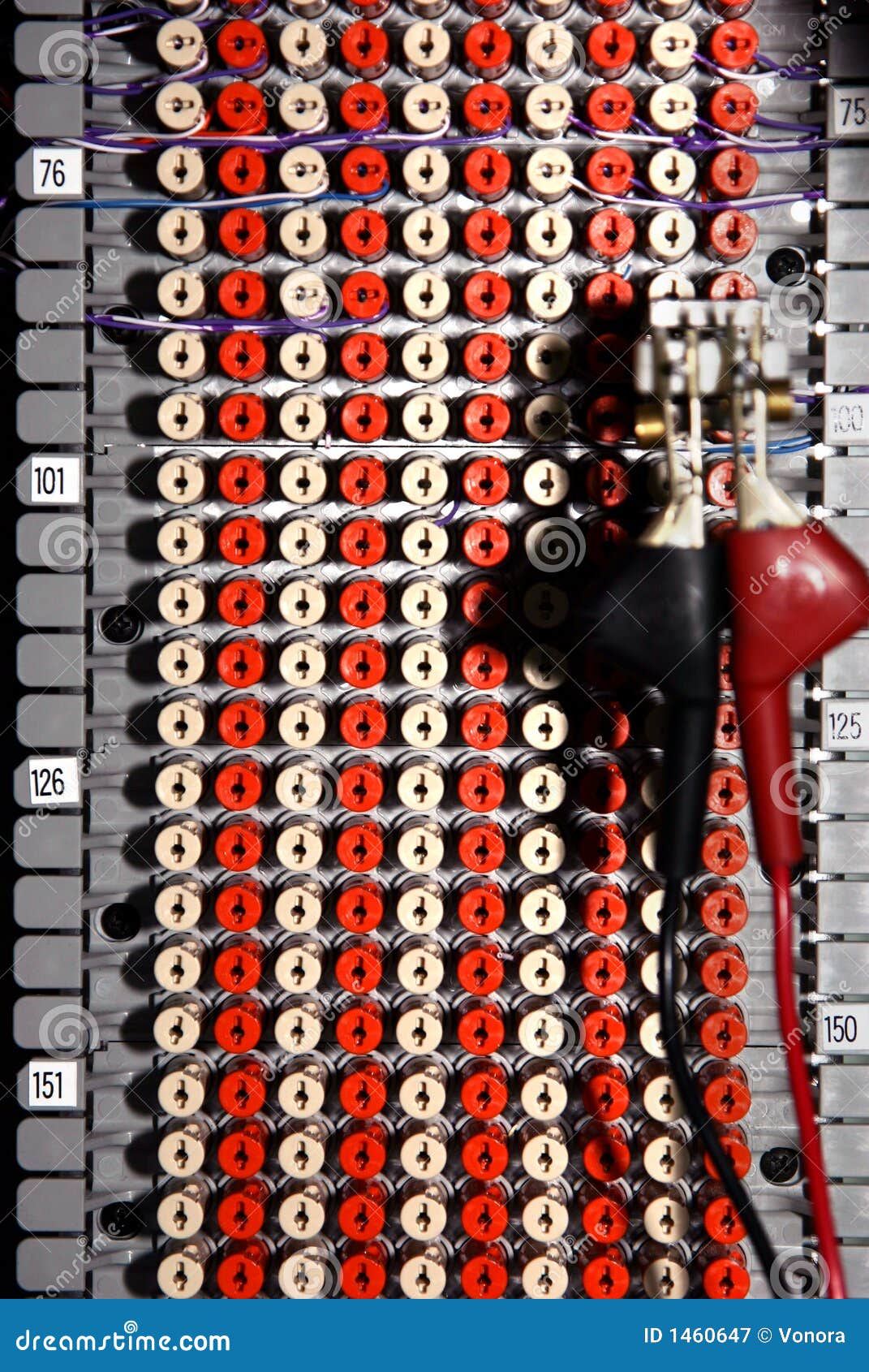 Telephone terminal stock image. Image of wires, industry - 1460647