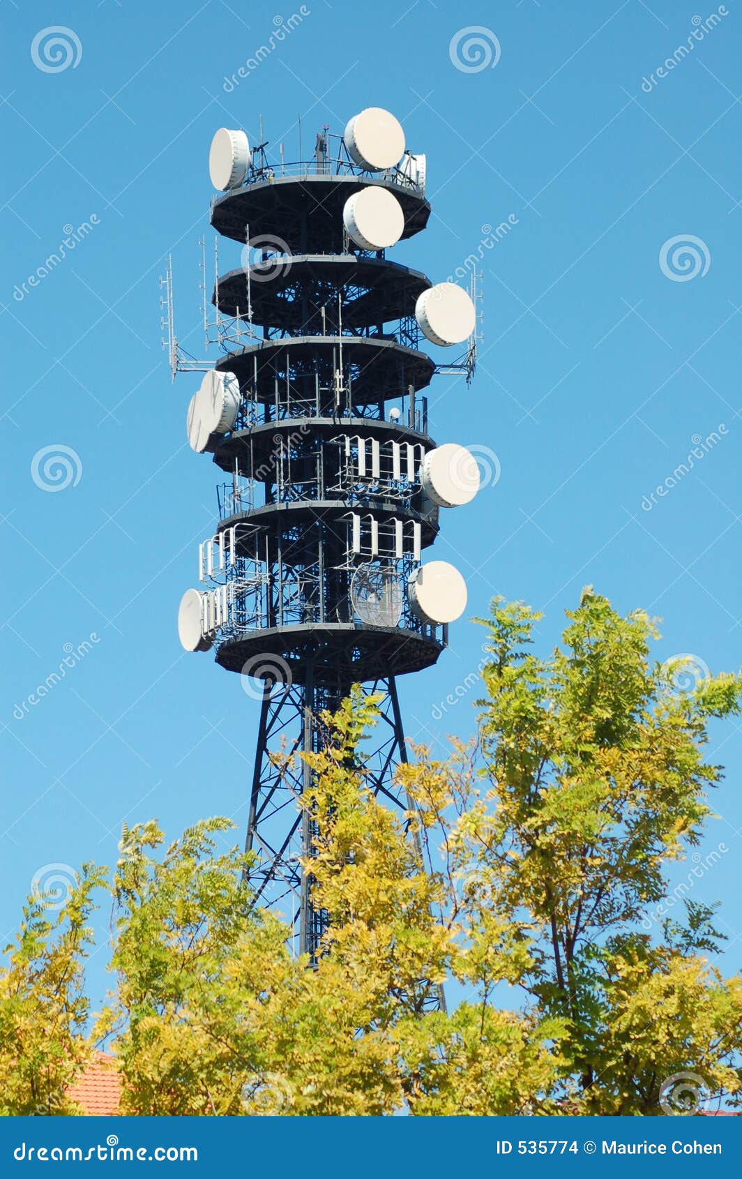 Telephone Tower stock photo. Image of telstra, broadcast - 535774
