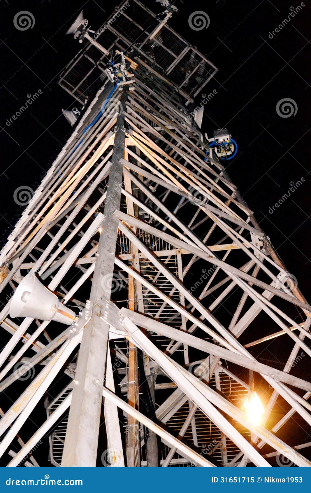 Telephone tower stock image. Image of design, construction - 31651715