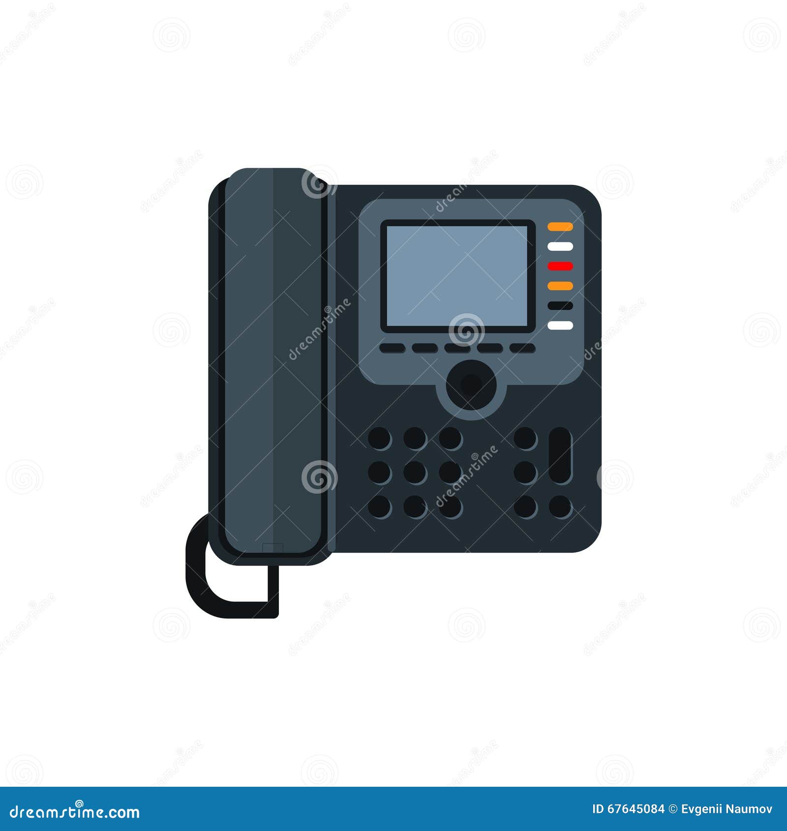Telephone. Vector Illustration Stock Vector - Illustration of ...