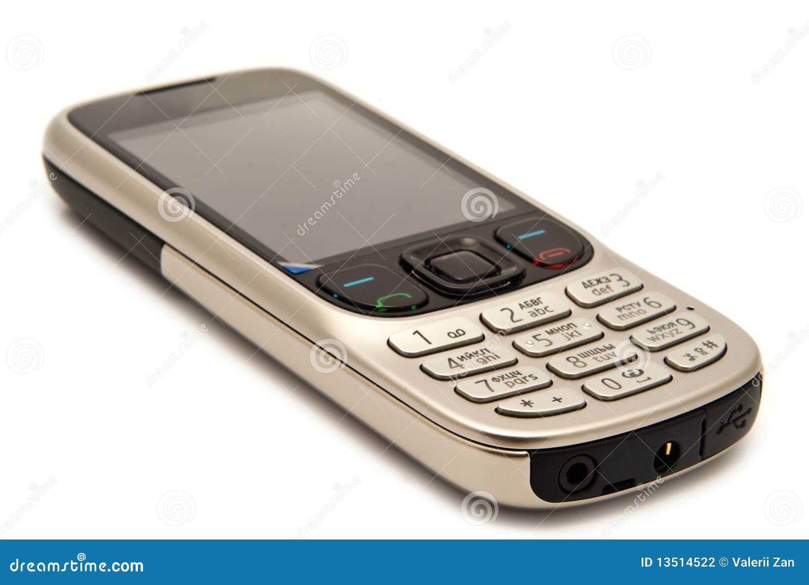 Telephone on a White Background Stock Photo - Image of digital, screen ...