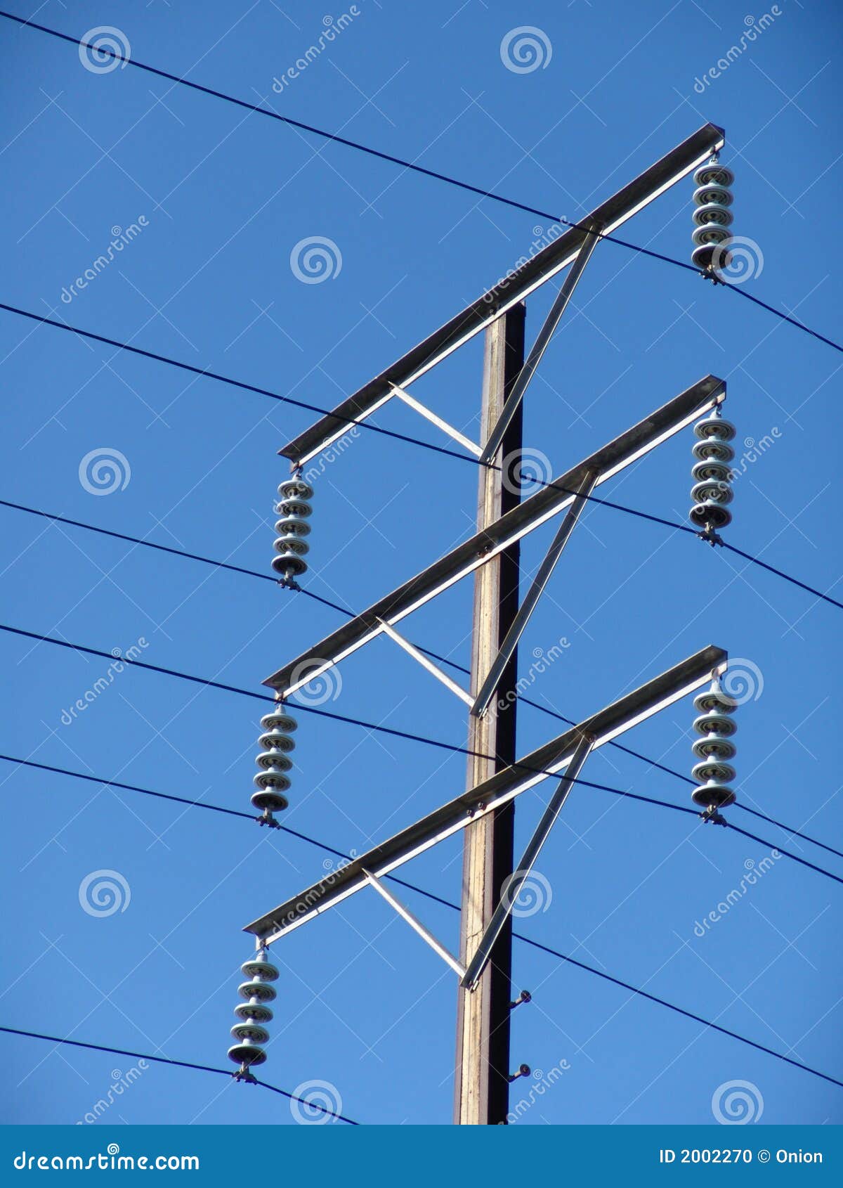 Telephone wire pole stock photo. Image of daylight, wires - 2002270