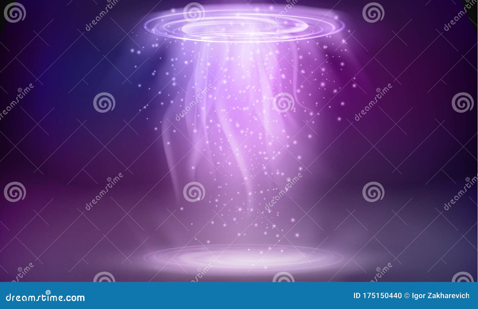 Teleport light effects stock illustration. Illustration of vector ...